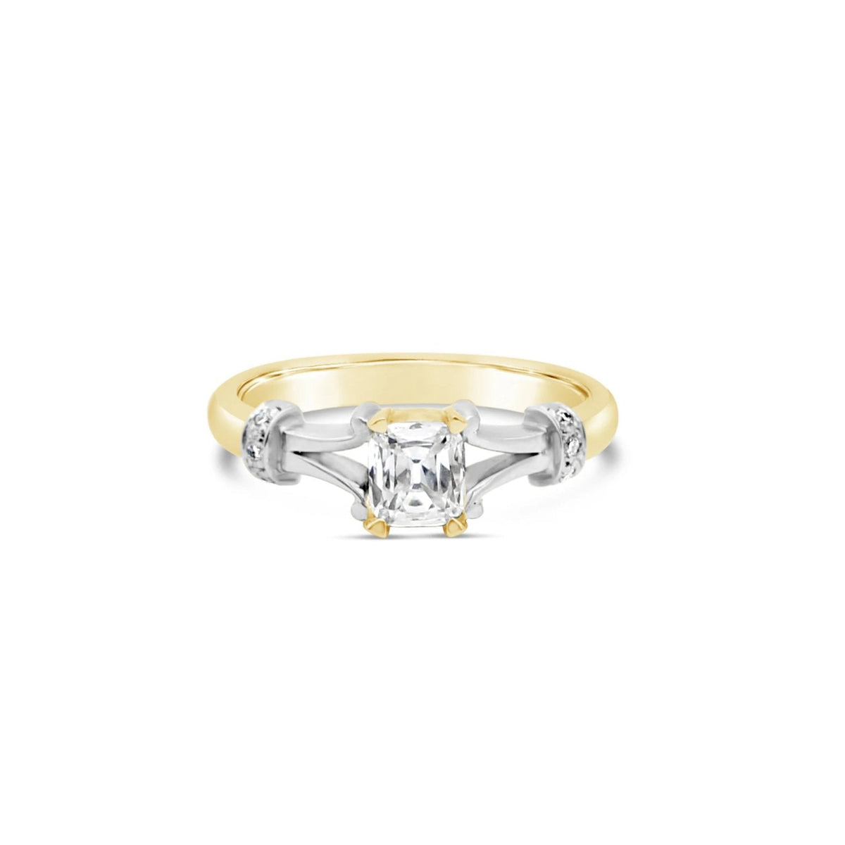 Golden Harmony Prince Cut Diamond Ring